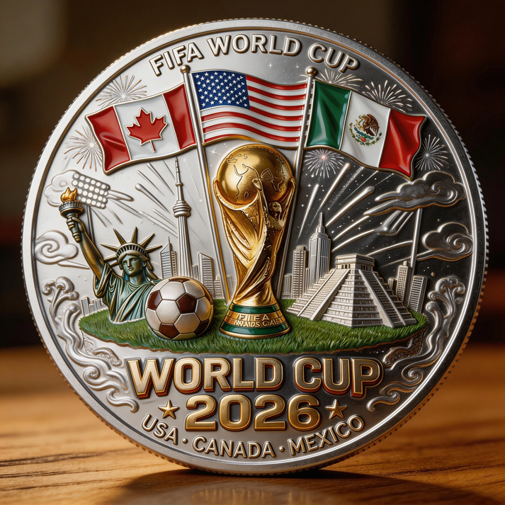 ⚽ World Cup 2026 Commemorative Coin – Varo Coins