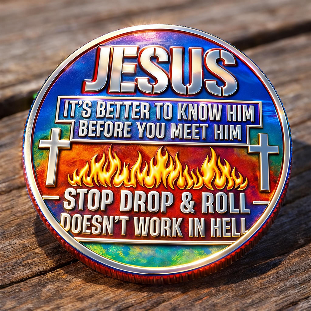 Jesus Christ Repent & Believe Challenge Coin – Varo Coins